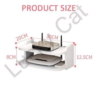 Punch Free router rack wifi router socket storage box Projector ...