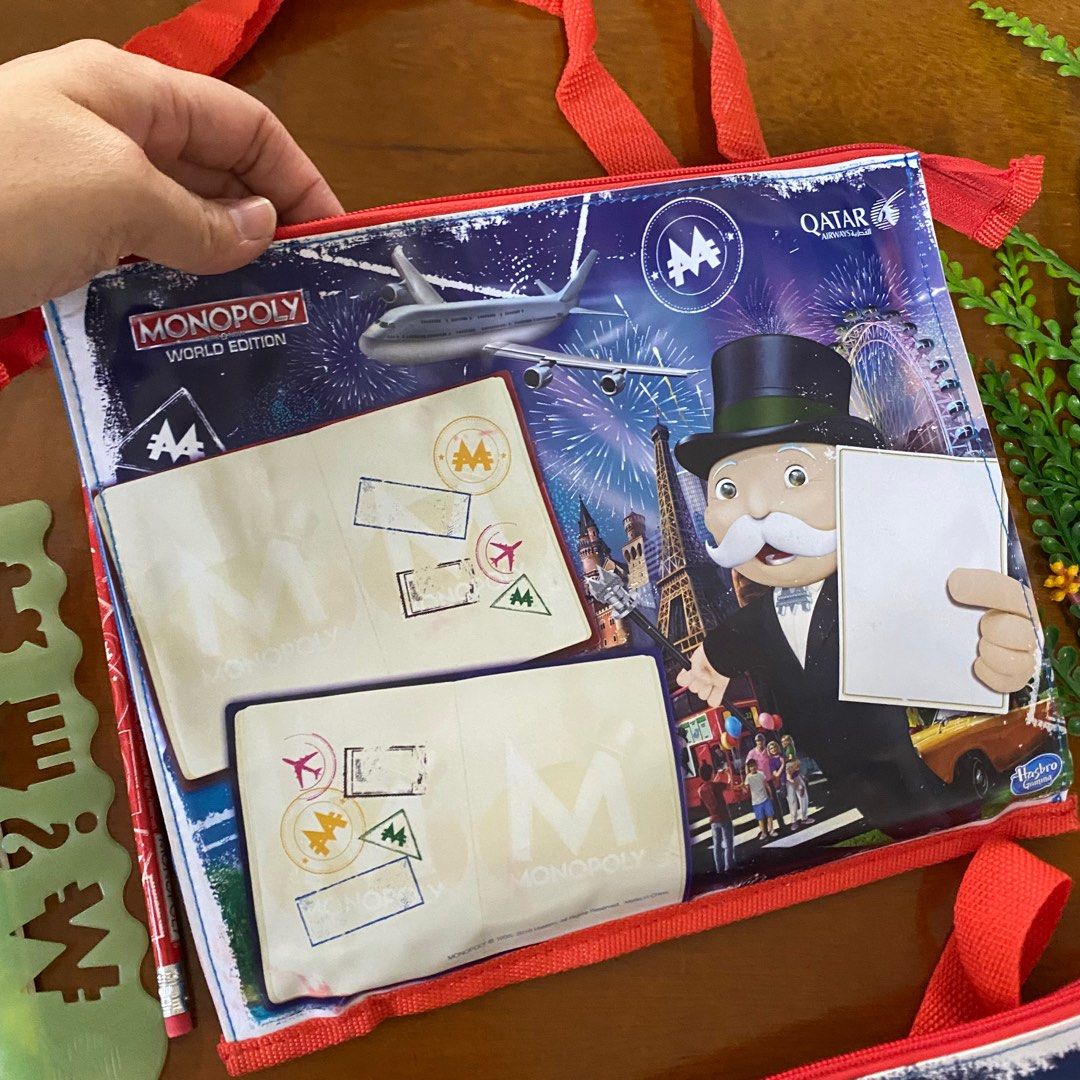 QATAR airways monopoly activity book, Hobbies & Toys, Toys & Games on ...