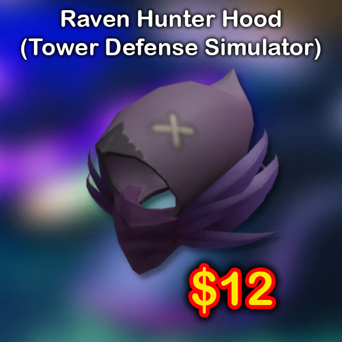 ROBLOX Raven Hunter Hood (Tower Defense Simulator), Video Gaming ...