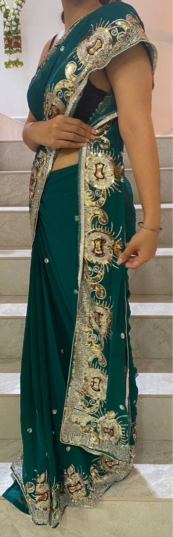 Ready made saree, Women's Fashion, Dresses & Sets, Traditional & Ethnic ... Ready made saree, Women's Fashion, Dresses & Sets, Traditional & Ethnic ...