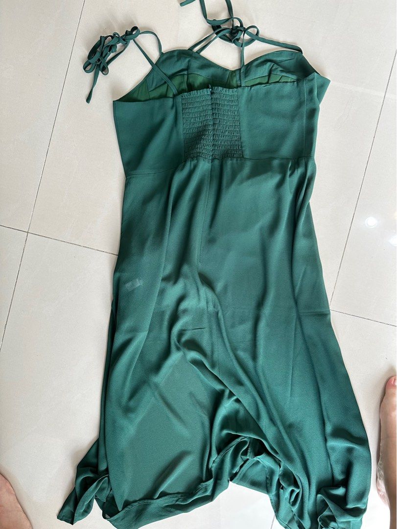 Reformation inspired cami split dress, Women's Fashion, Dresses & Sets ...