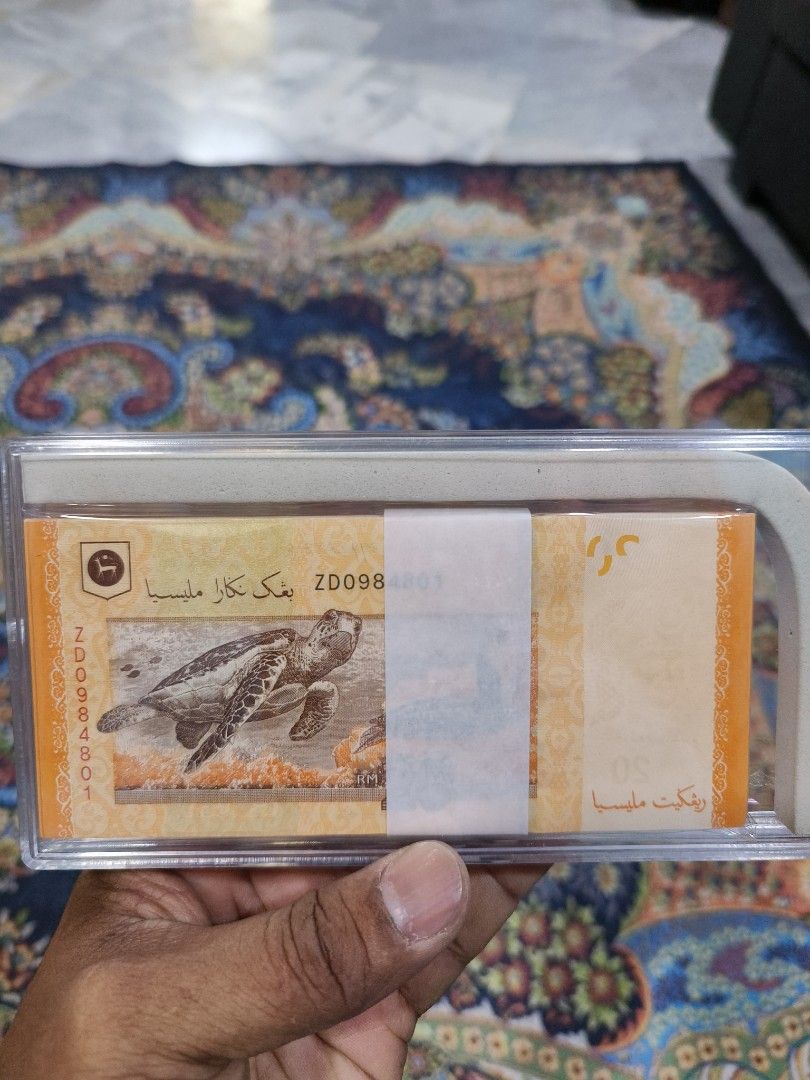 RM 20 BANKNOTE ZD Replacement 1 stack(100pcs) MBI, Hobbies & Toys ...