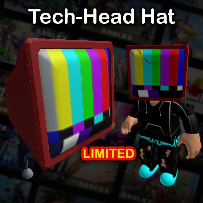 ROBLOX Tech-Head Hat, Video Gaming, Gaming Accessories, In-Game ...