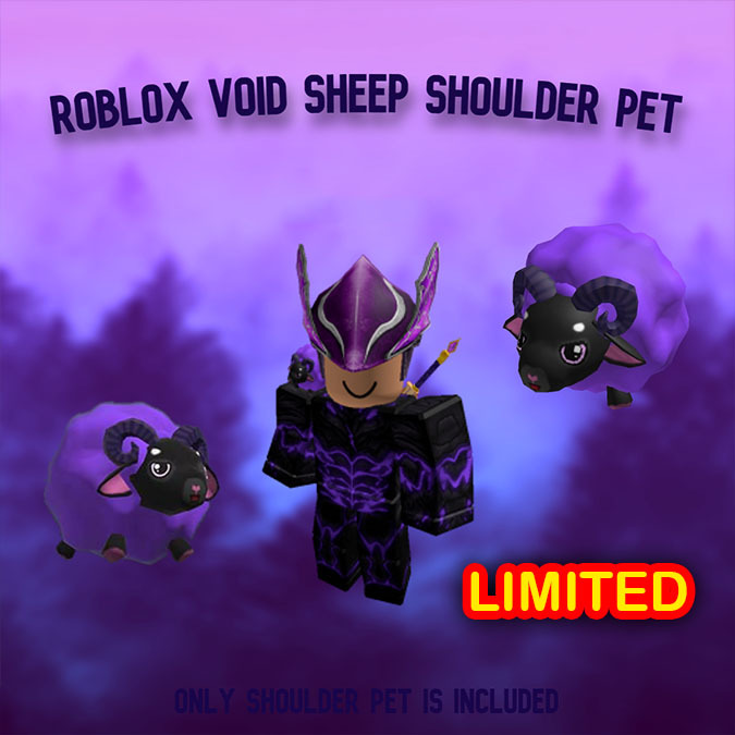 ROBLOX Void Sheep Shoulder Pet, Video Gaming, Gaming Accessories, In-Game Products on Carousell