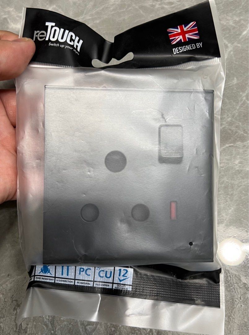 Round pin switch socket c/w neon, TV & Home Appliances, Electrical ...