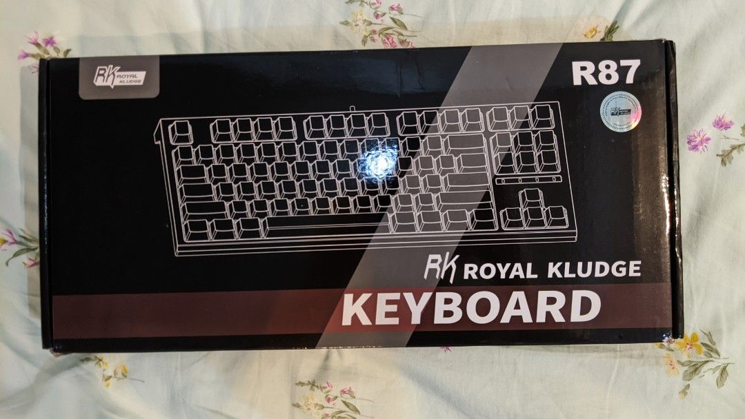 Royal Kludge RK R87 Hotswappable Red Switch Mechanical Keyboard with ...