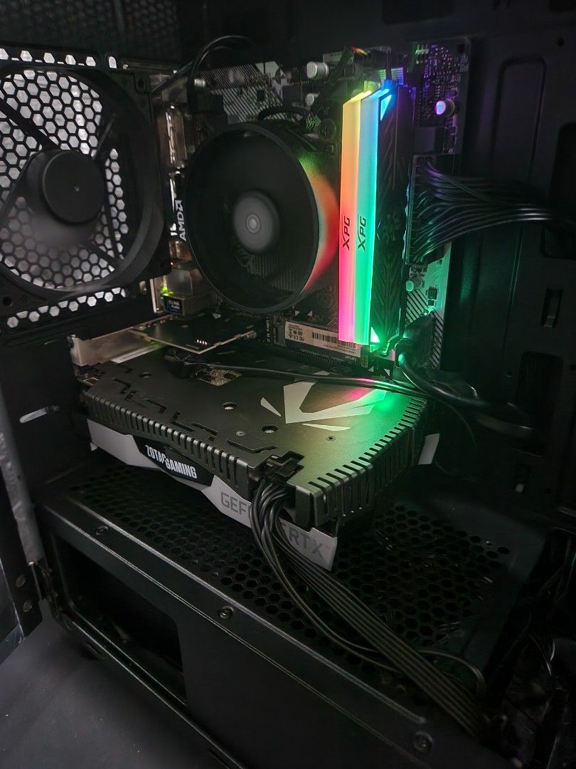 RTX 2060 Super Ryzen 5 3500 16GB RAM SSD RGB Gaming PC Aftershock ...