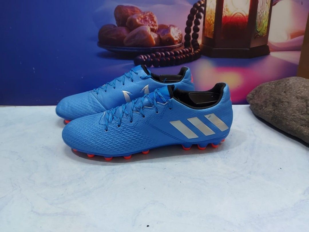 Sepatu Bola Adidas Original Messi 16.3 AG S80536 Blue Ukuran 42,5 ...