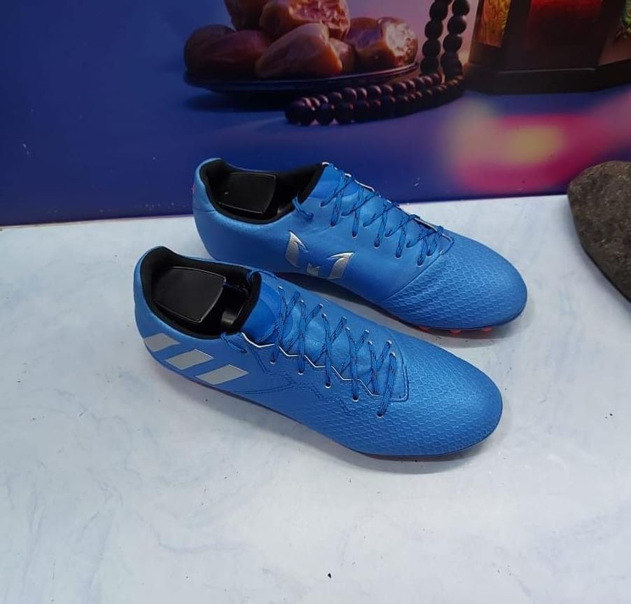 Sepatu Bola Adidas Original Messi 16.3 AG S80536 Blue Ukuran 42,5 on ...