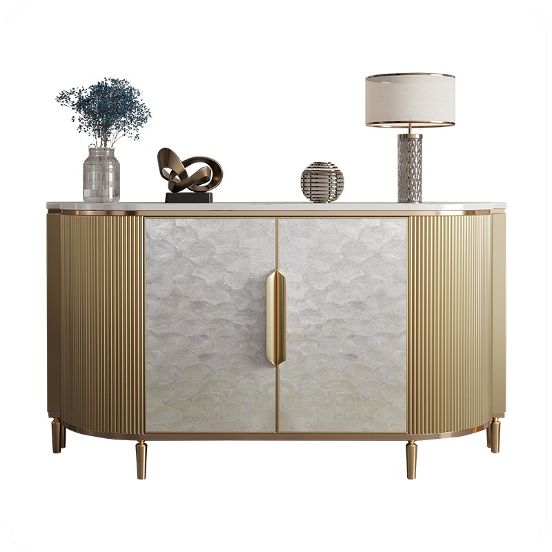 SHUKTI _ 2 Door Shell Sideboard Cabinet, Furniture & Home Living ...