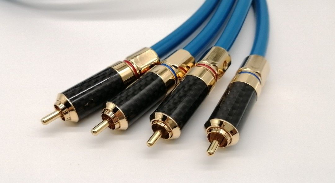 SILTECH ST-48B G3 Silver Plated RCA Interconnect Cable With Gold Plated ...