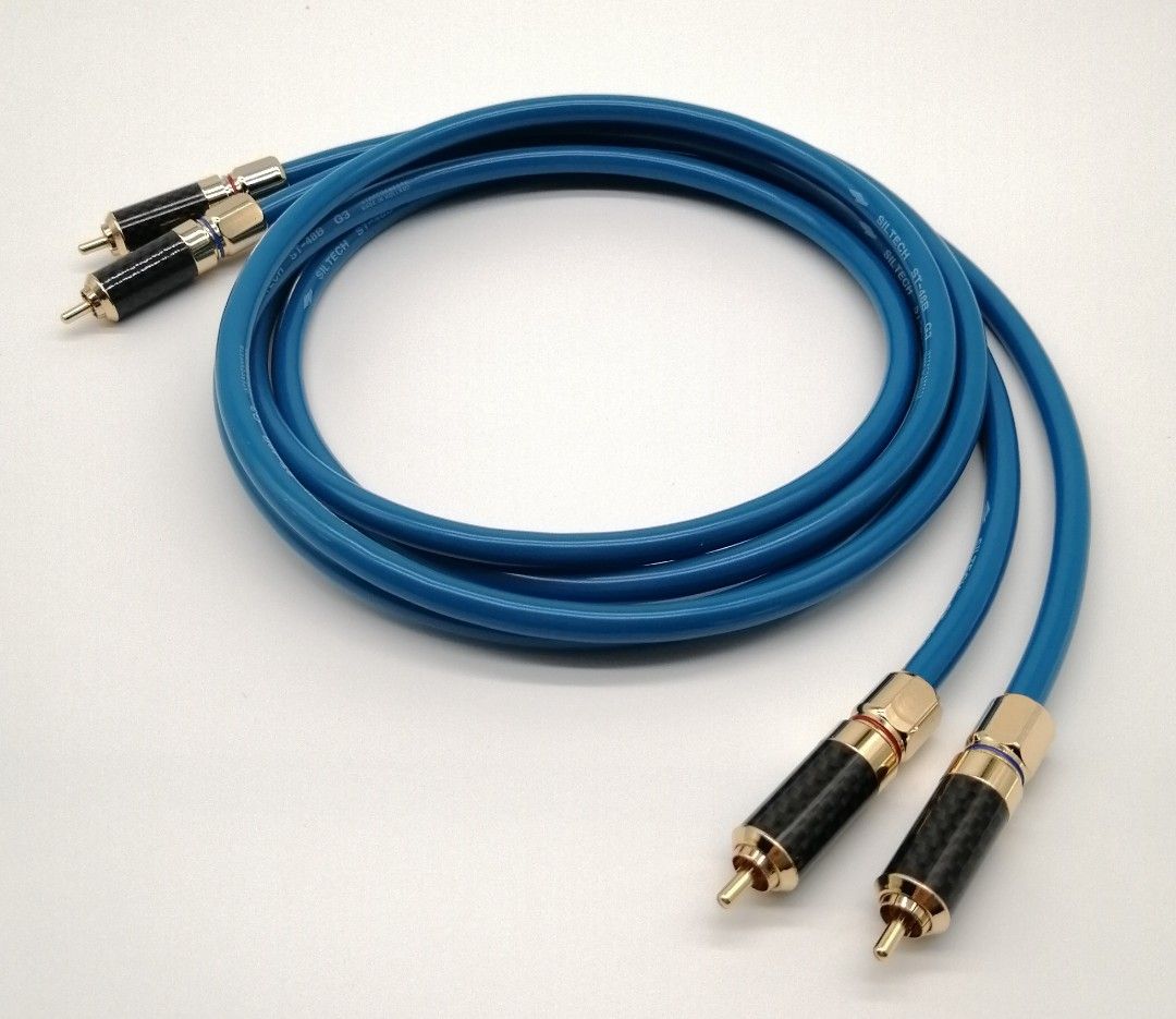 SILTECH ST-48B G3 Silver Plated RCA Interconnect Cable With Gold Plated ...