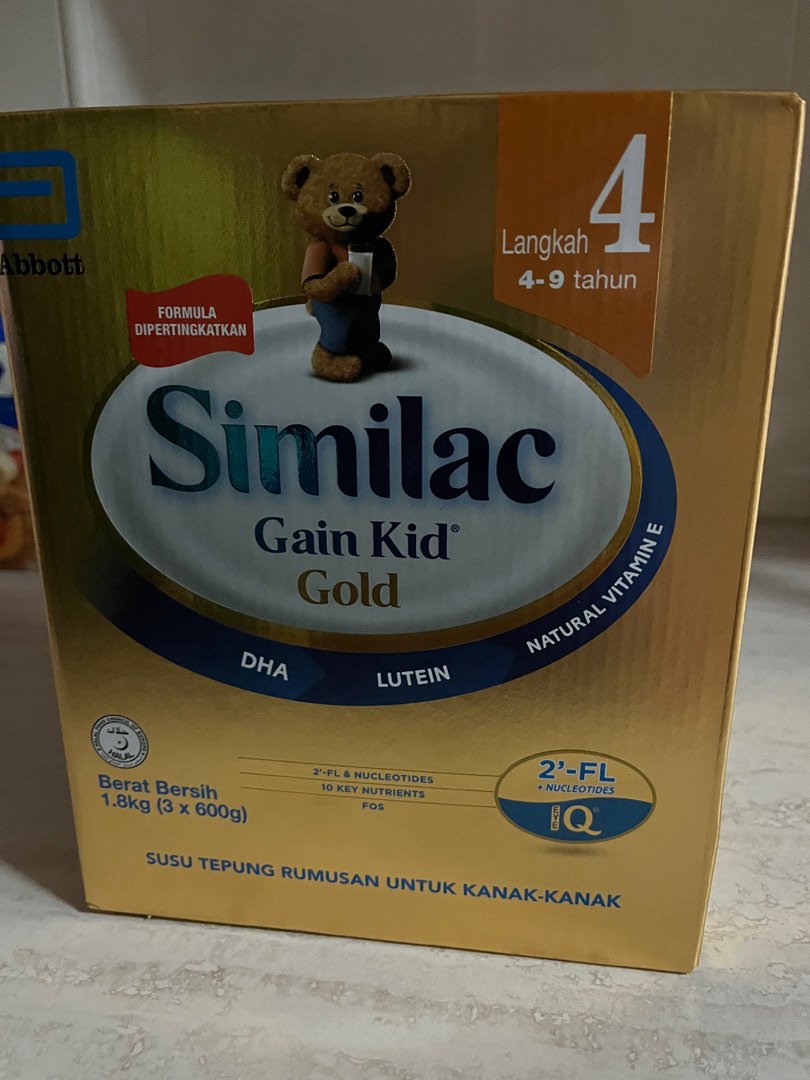Similac Gain Kid Gold in a box, Babies & Kids, Nursing & Feeding ...