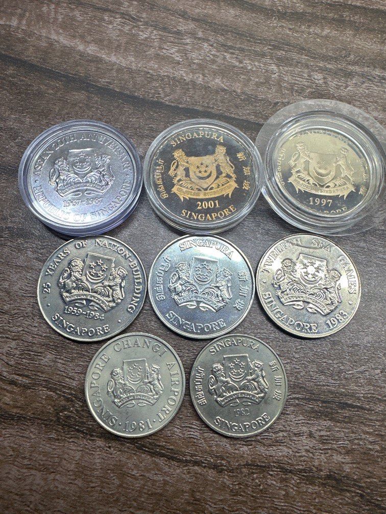 Singapore old coins, Hobbies & Toys, Memorabilia & Collectibles, Currency on Carousell