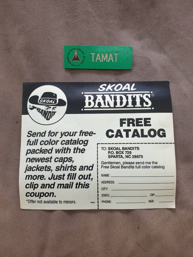 SKOAL BANDIT, Hobbies & Toys, Collectibles & Memorabilia, Vintage ...
