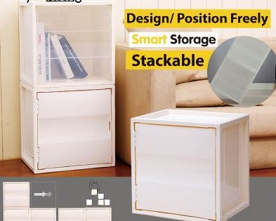 Smart Storage Box SSB Stackable Cabinet Kitchen Rack Bathroom Shelf ...