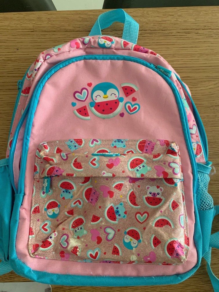 Smiggle Girls School Bag (Pink), Hobbies & Toys, Stationery & Craft ...