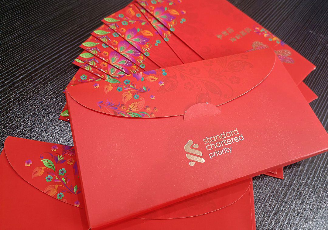 Standard chartered priority (my)2023 red packet/Angpow/Ang pow/angbao ...