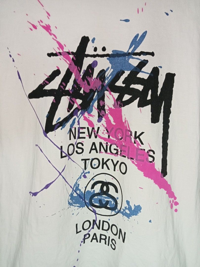 Stussy Artwork Tour Tee On Carousell