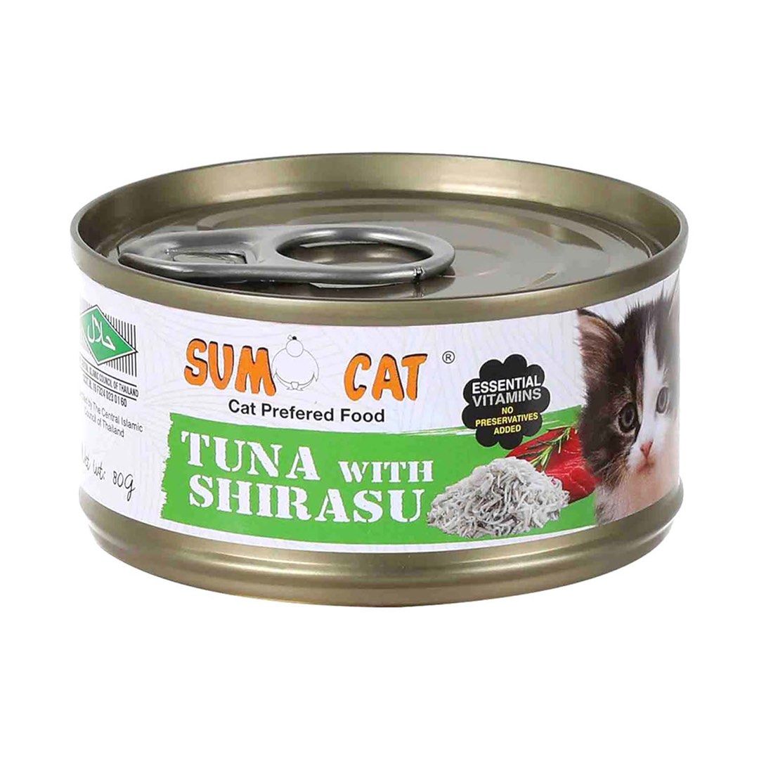 Sumo Cat Tuna with Shirasu 80g (24), Pet Supplies, Pet Food on Carousell