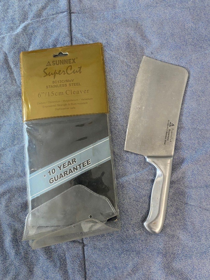 Sunnex super cut cleaver, Furniture & Home Living, Kitchenware ...