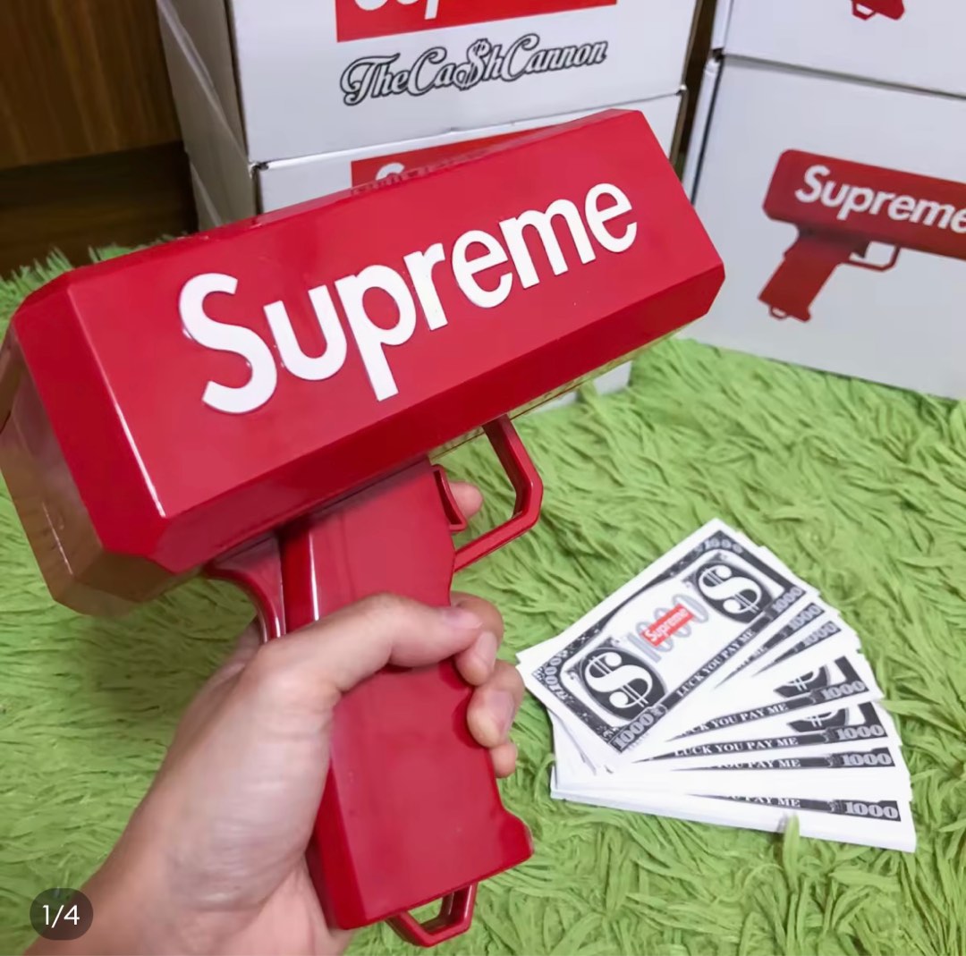 Supreme Money Gun (Money cash launcher Canon bills), Everything Else on ...