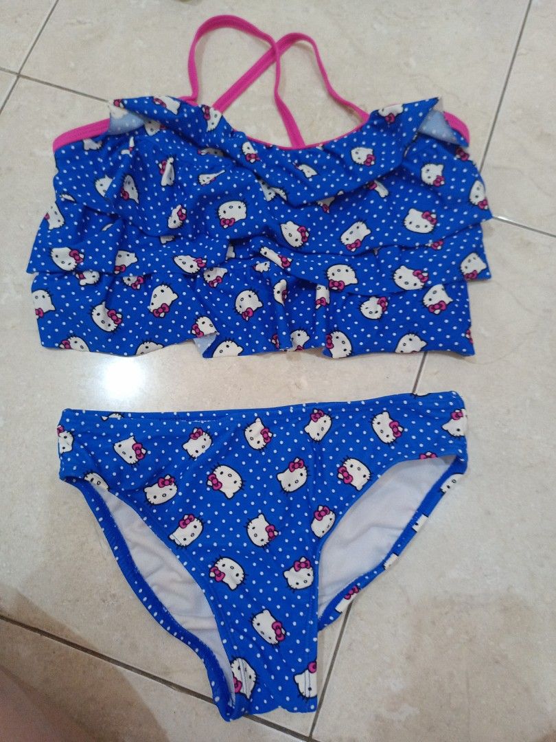 Swim Suit Hello Kitty, Bayi & Anak, Baju Bayi di Carousell