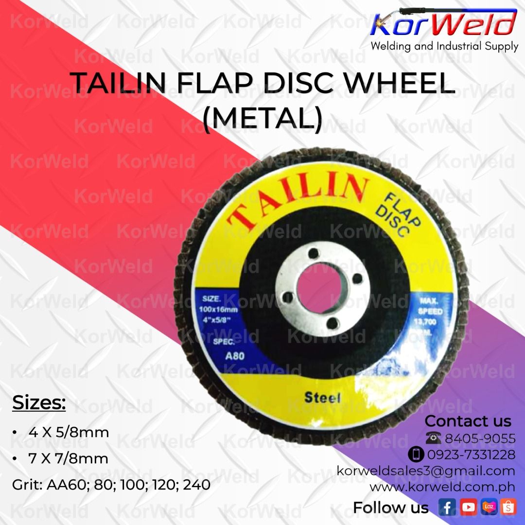 Tailin Flap Disc Wheel - Metal, Commercial & Industrial, Industrial ...