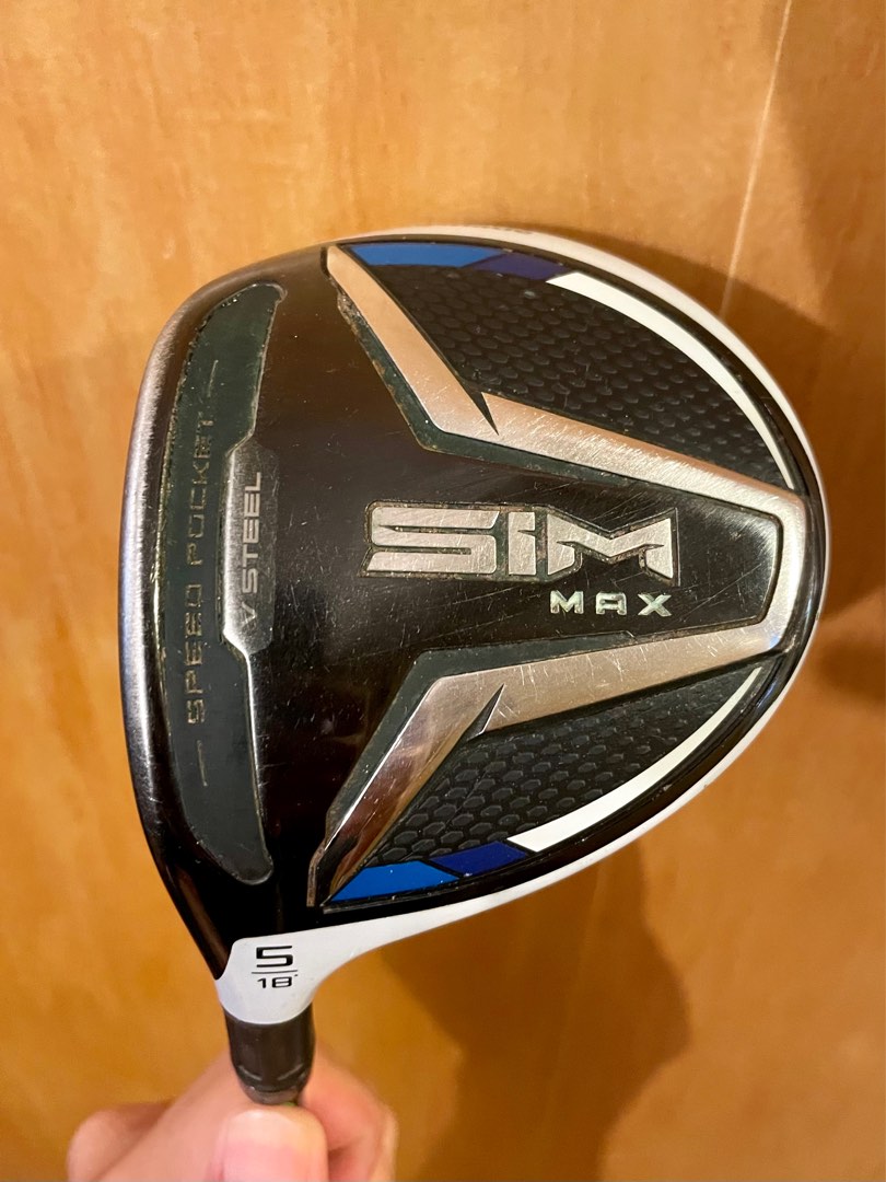 Taylormade Sim Max Golf Wood 5 (18 degree loft), Sports Equipment ...