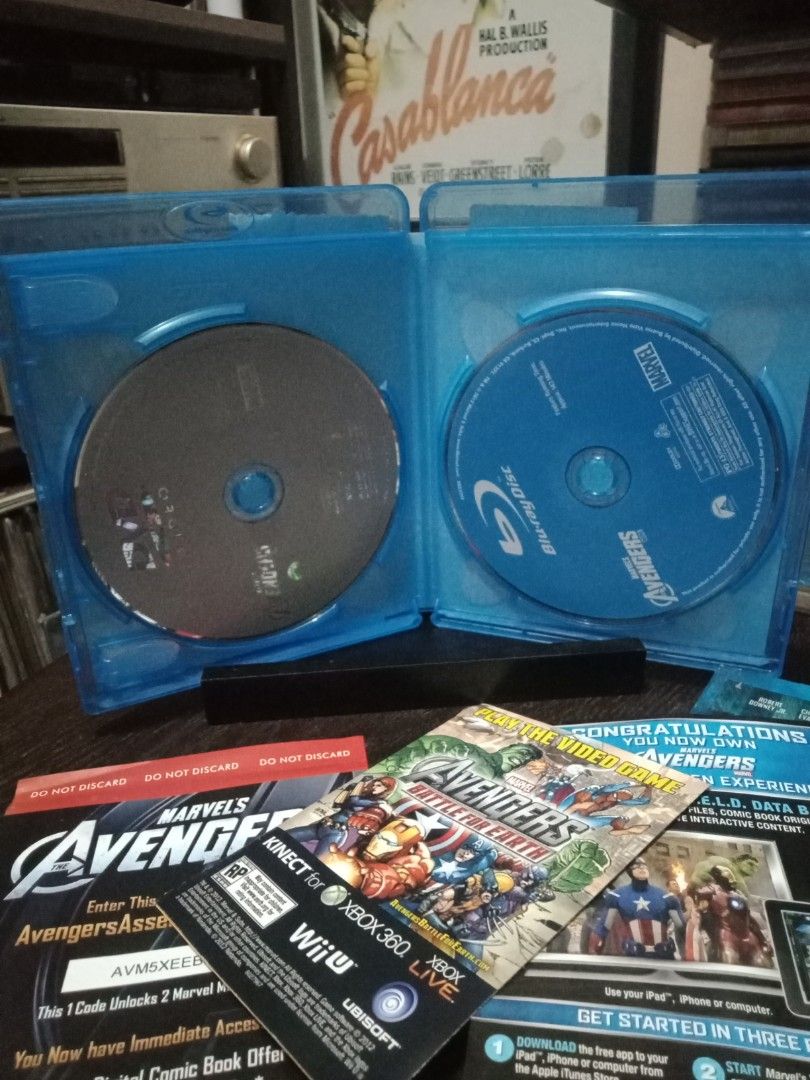 The Avengers Bluray-DVD combo pack, Hobbies & Toys, Music & Media, CDs ...