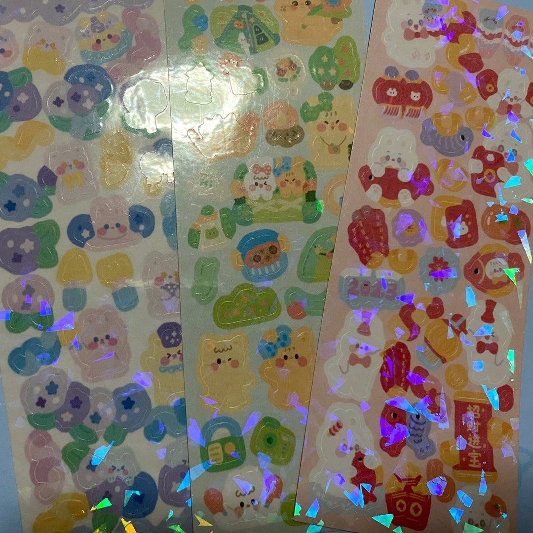 Toploader Deco Sticker (shattered glass top), Hobbies & Toys ...