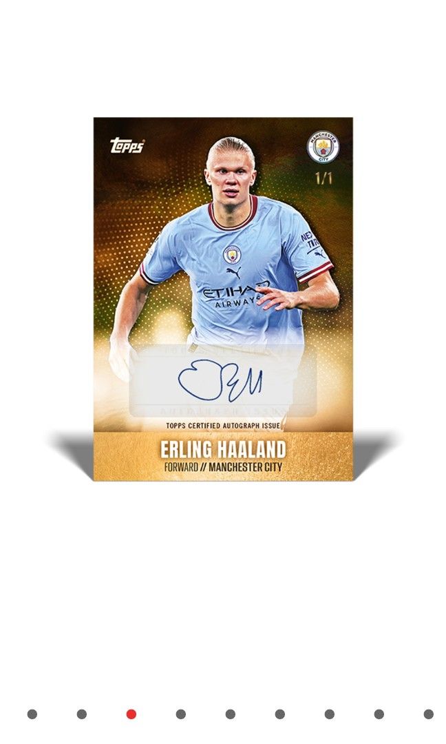 Topps Manchester City Team Set 2023 Box, Hobbies & Toys, Toys & Games ...