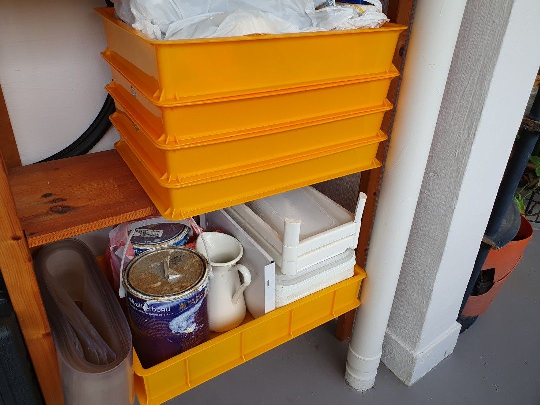 Toyogo Storage Industrial Trays, Furniture & Home Living, Home ...
