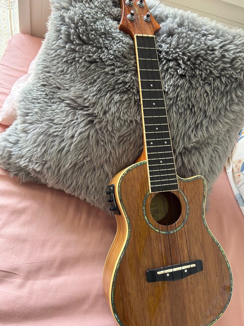 Ukulele Greg Bennett full-body Koa premium concert ukelele, Hobbies ...