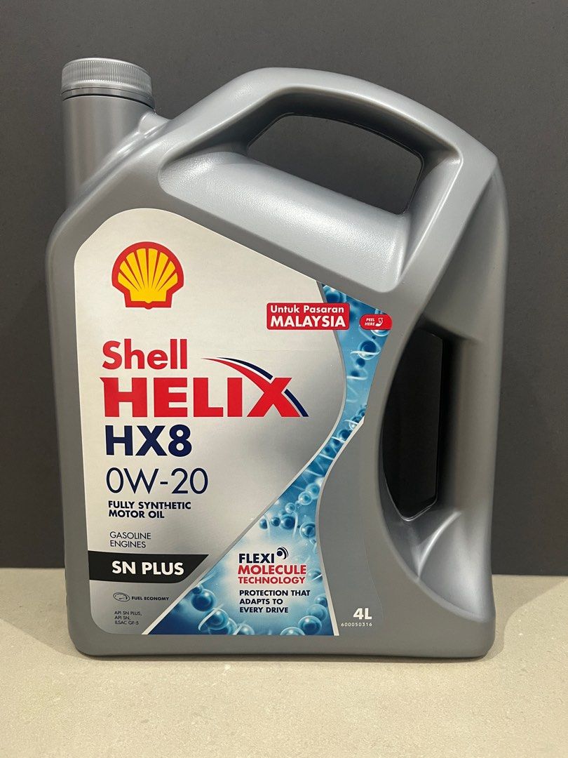 (Untuk Pasaran Malaysia) Shell Helix HX8 0W20 Fully Synthetic Engine ...