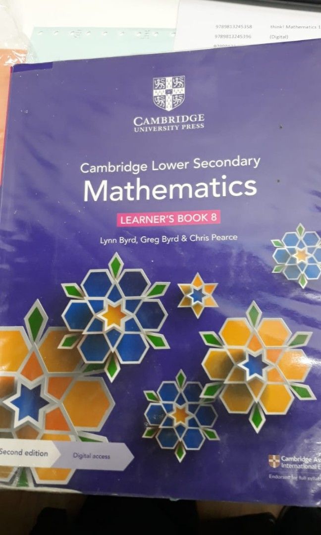 [USED] Cambridge Lower Secondary Mathematics Learner's Stage 8 Book with Digital Acces (1 Year ...