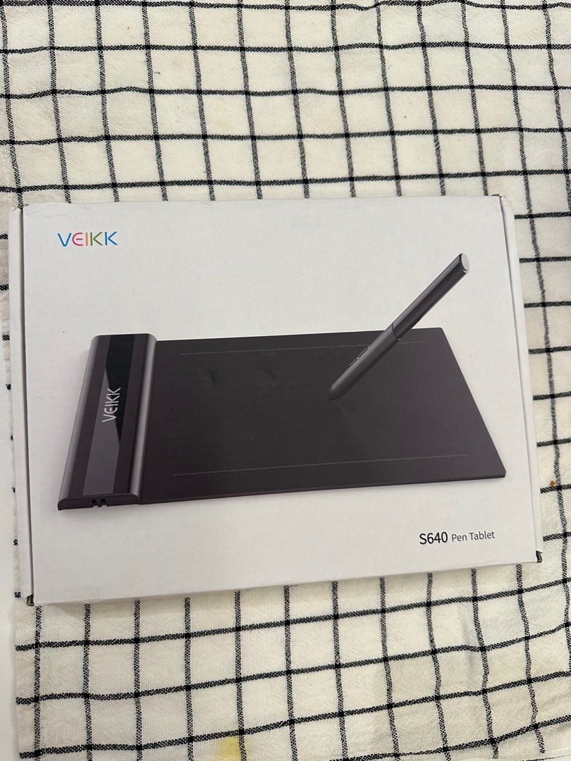 Veikk S640 Digital Graphic Pen Tablet with battery free tablet, Mobile ...