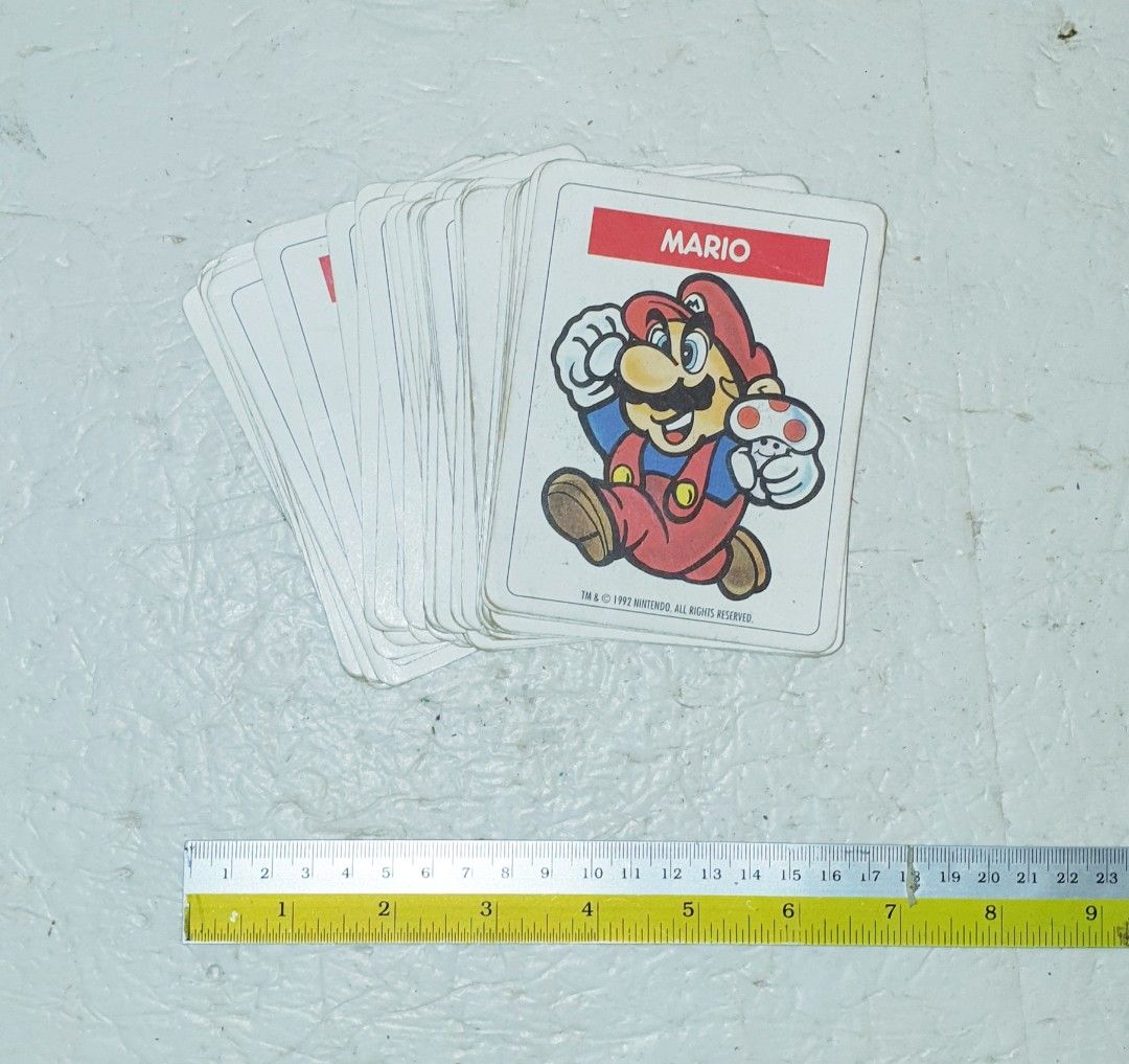 vintage super mario playing cards, Hobbies & Toys, Toys & Games on ...