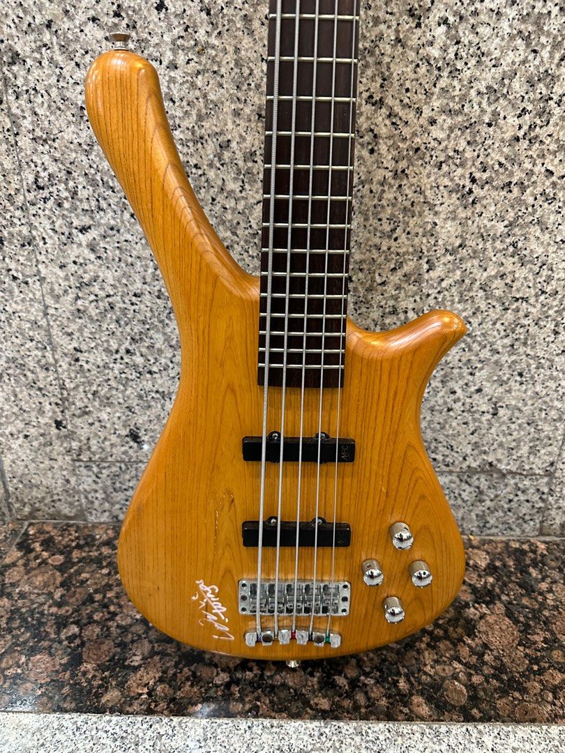 WARWICK ROCKBASS FORTRESS, 5-STRING - HONEY VIOLIN TRANSPARENT SATIN ...