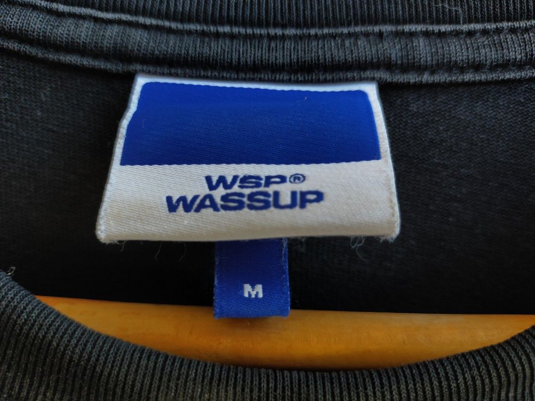 Wassup reverse multi logo shirt black, Men's Fashion, Tops & Sets ...