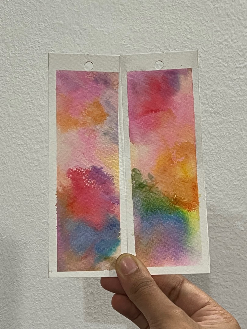 Watercolor Bookmark (Handmade), Hobbies & Toys, Stationery & Craft, Handmade Craft on Carousell