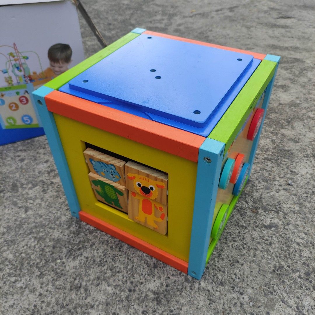 wooden activity box japan surplus, Hobbies & Toys, Toys & Games on ...