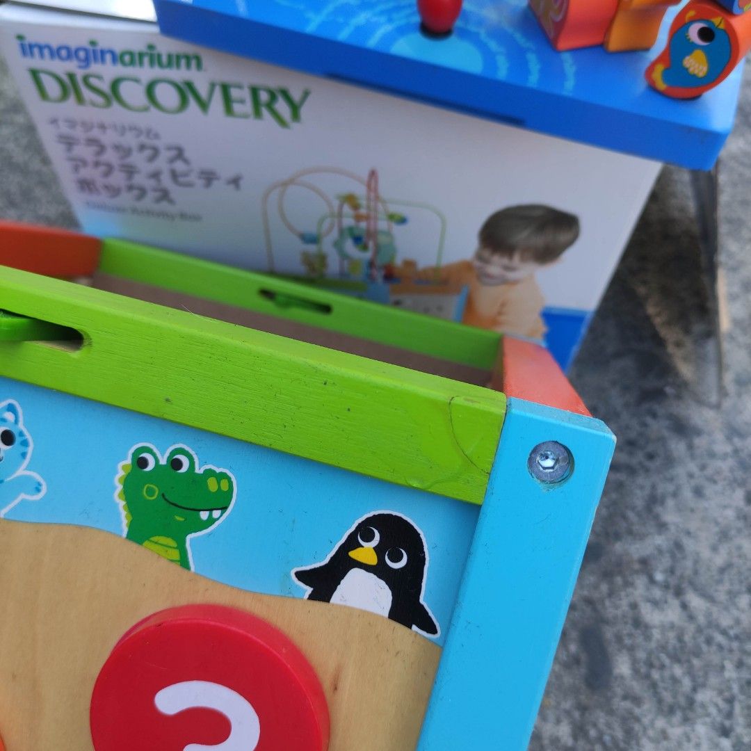 wooden activity box japan surplus, Hobbies & Toys, Toys & Games on ...