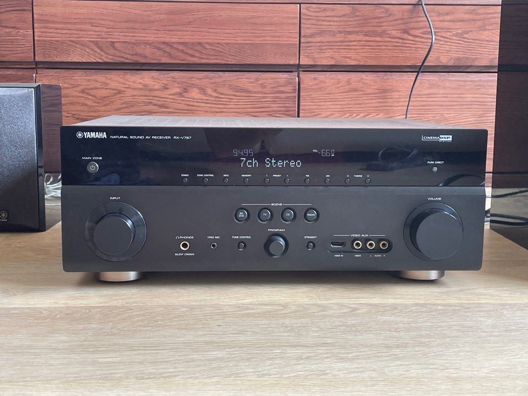 Yamaha AV Receiver RX767 + Free 1 subwoofer and 5 speakers, Audio ...