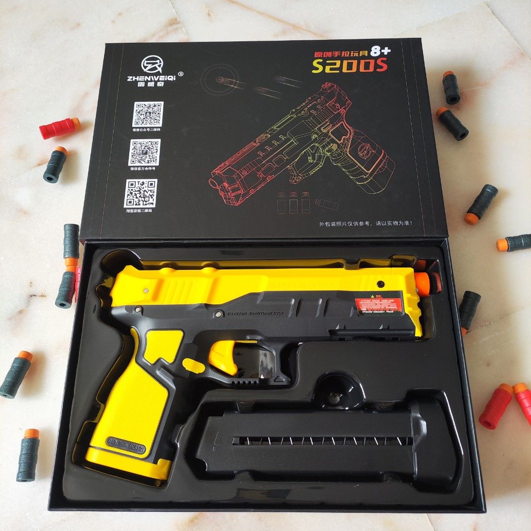 (Sold Out) ZWQ S200S Viper Nerf Foam Dart Blaster for Kids, Hobbies ...