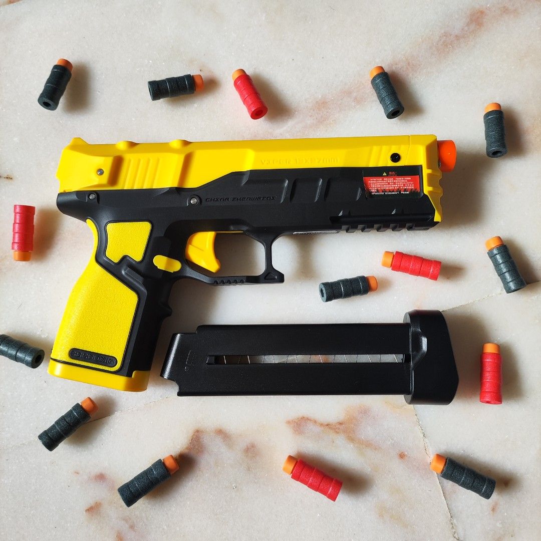 (Sold Out) ZWQ S200S Viper Nerf Foam Dart Blaster for Kids, Hobbies ...