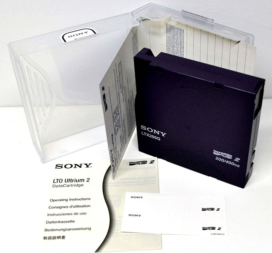 2320) SONY LTX200G LTO ULTRIUM TAPE CARTRIDGE LTO-2 200GB (NATIVE ...