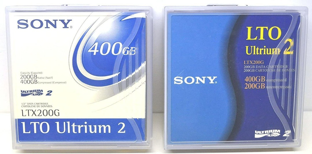 2320) SONY LTX200G LTO ULTRIUM TAPE CARTRIDGE LTO-2 200GB (NATIVE ...