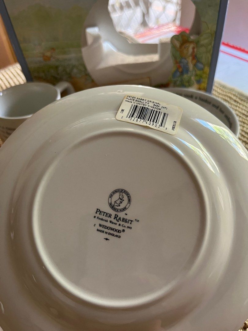 3-pc Ceramic Set (Peter Rabbit), Furniture & Home Living, Kitchenware ...