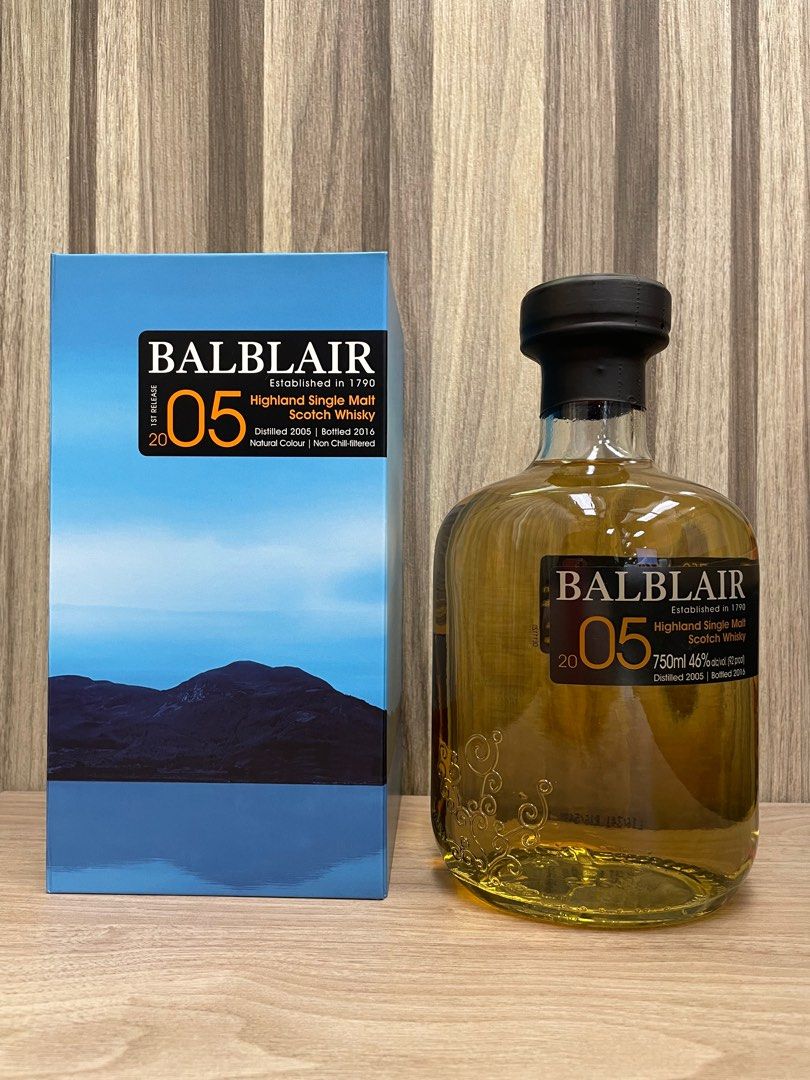 絕版 Balbair Highland single malt scotch whisky 威士忌 2005, 嘢食 & 嘢飲, 酒精飲料 ...